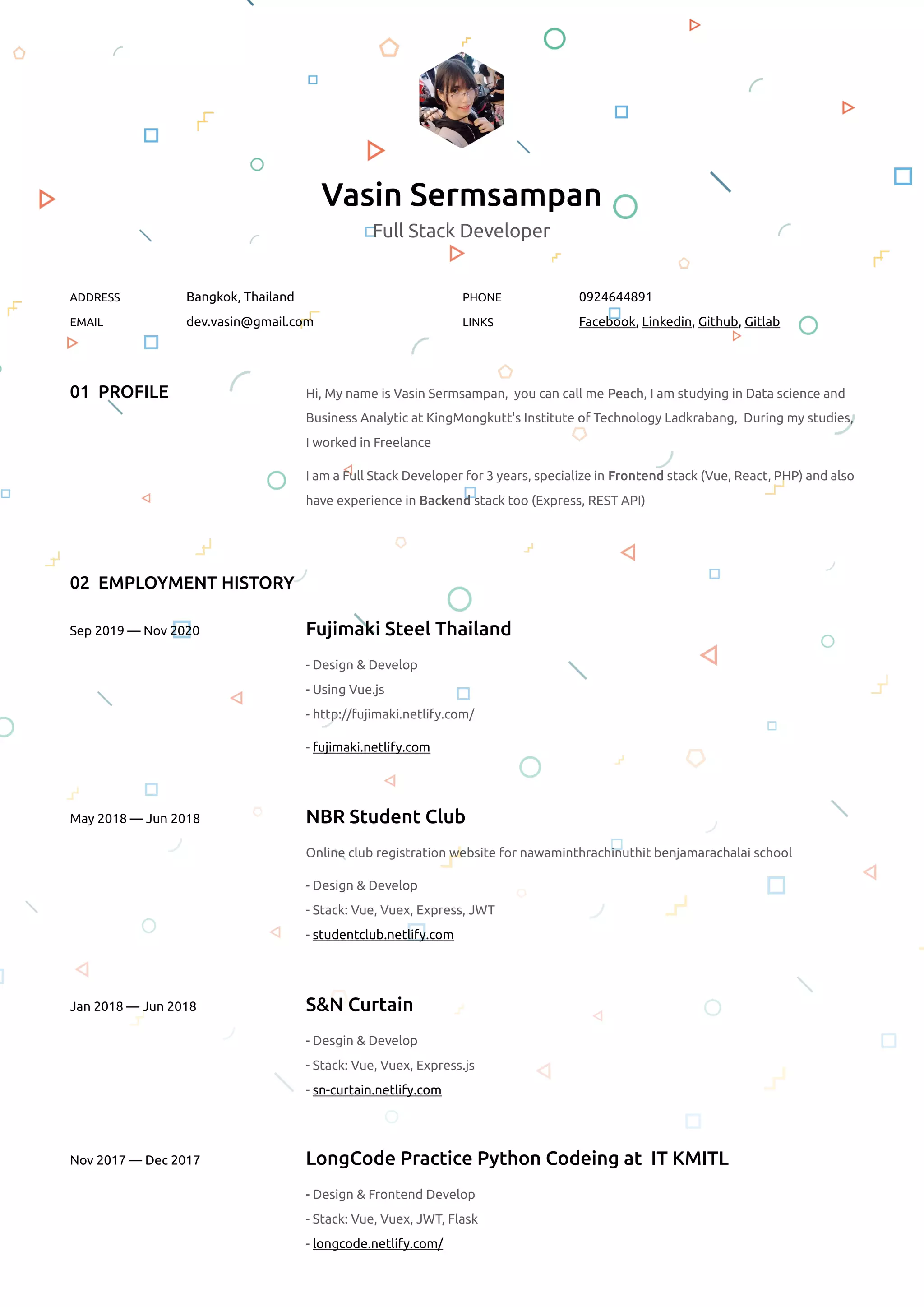 Vasin resume | PDF