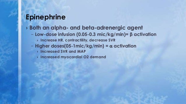Vasoactive agents