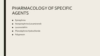 Vasoconstrictors | PPTX