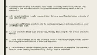 Vasoconstrictors | PPTX