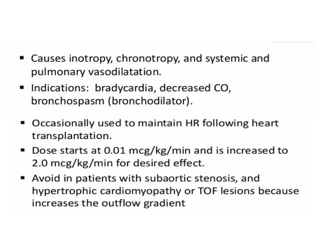 VASODILATERS AND IONOTROPES.pptx cardiovascular | PPT