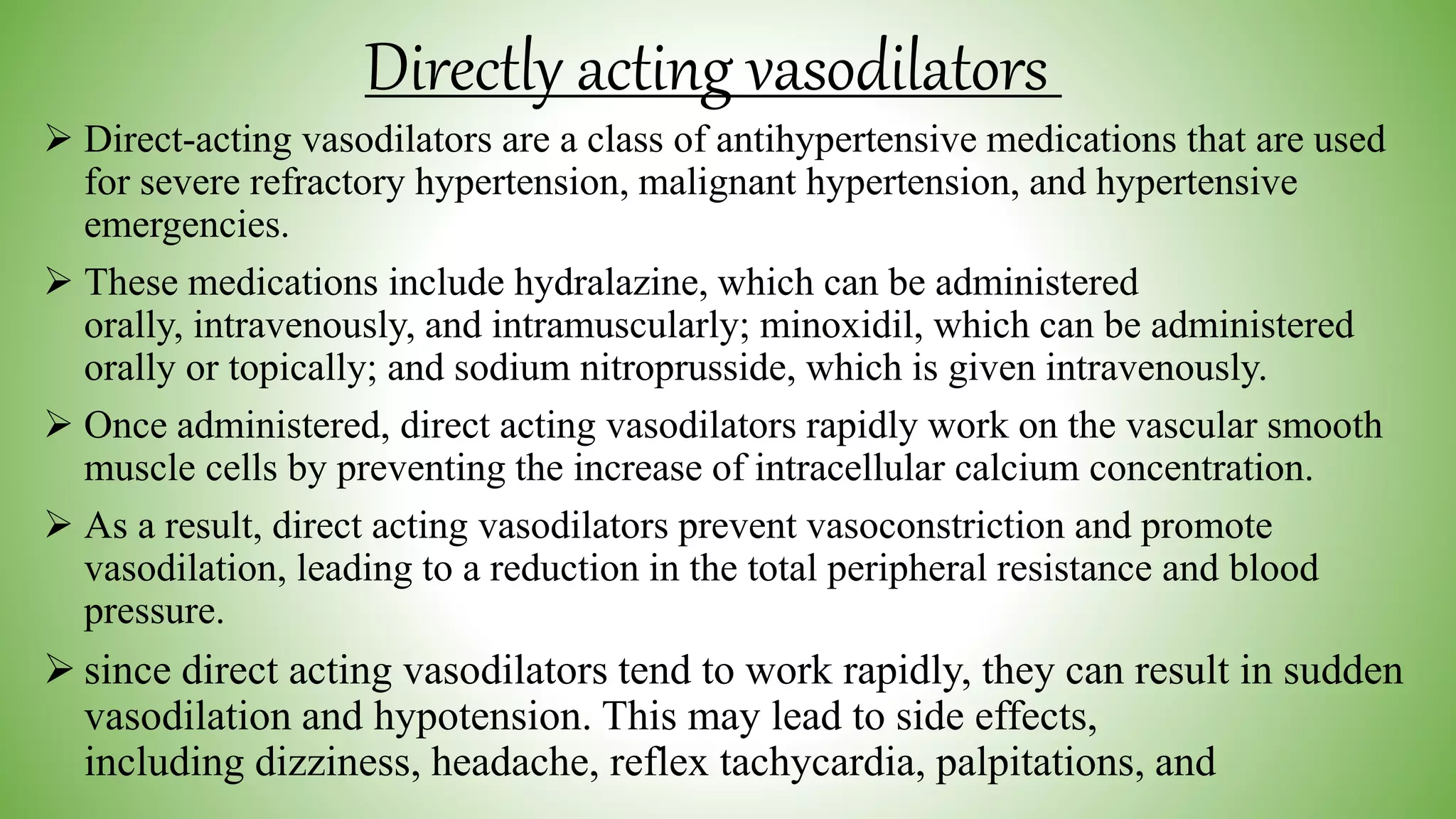 vasodilator and vasoconstrictor.pptx