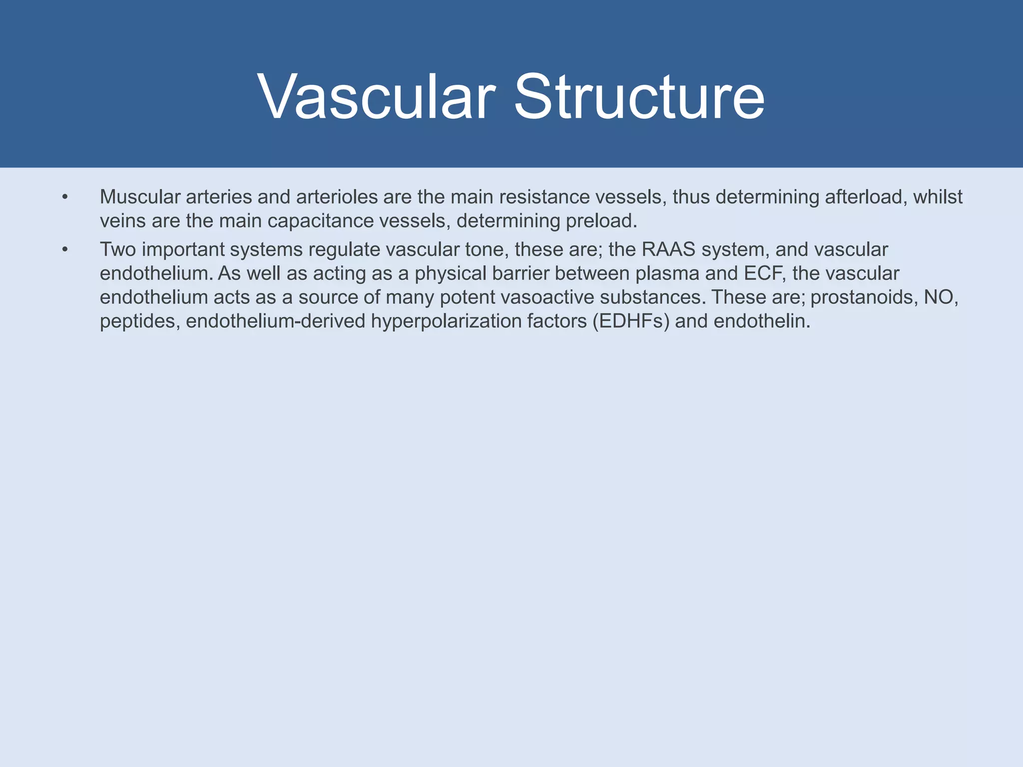 Vasodilators and vasoconstrictors | PPTX