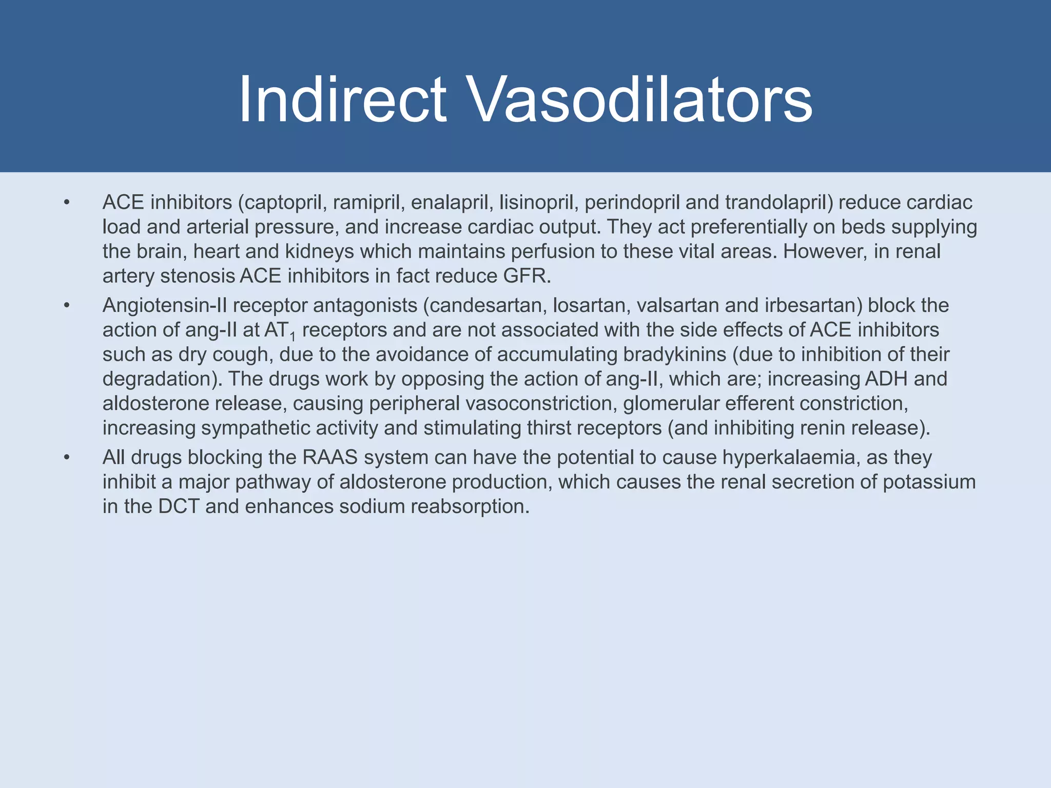 Vasodilators and vasoconstrictors | PPTX | Heart and Cardiovascular ...