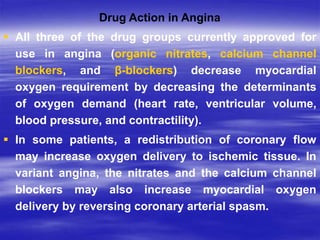 Vasodilators & the Treatment of Angina Pectoris.ppt