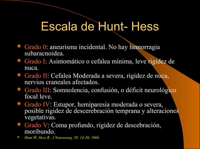 Vasoespasmo arterial cerebral. Fundamentos. | PPT