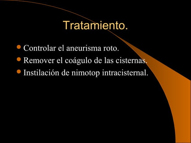 Vasoespasmo arterial cerebral. Fundamentos. | PPT