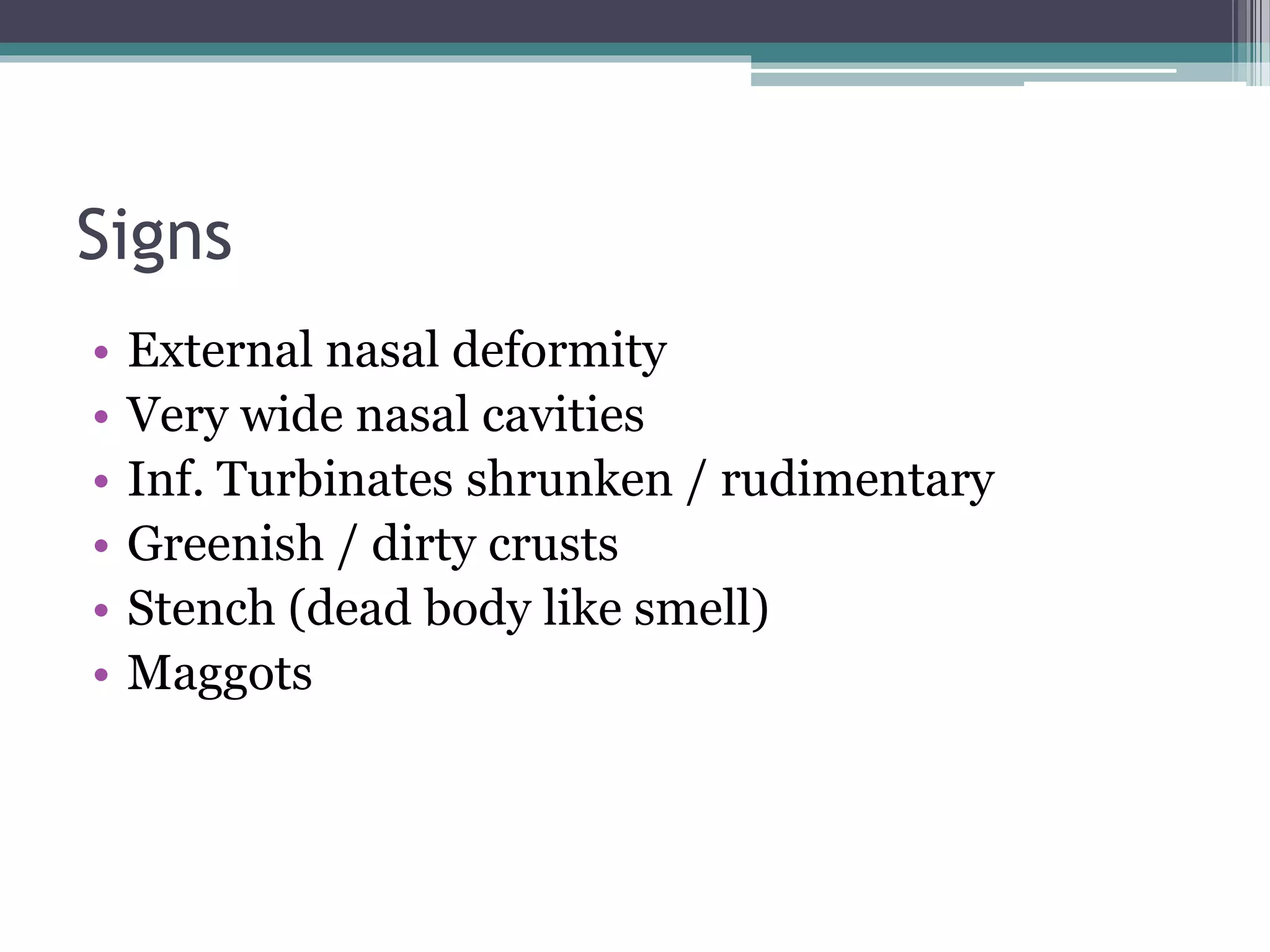 Vasomotor and atrophic rhinitis | PPTX
