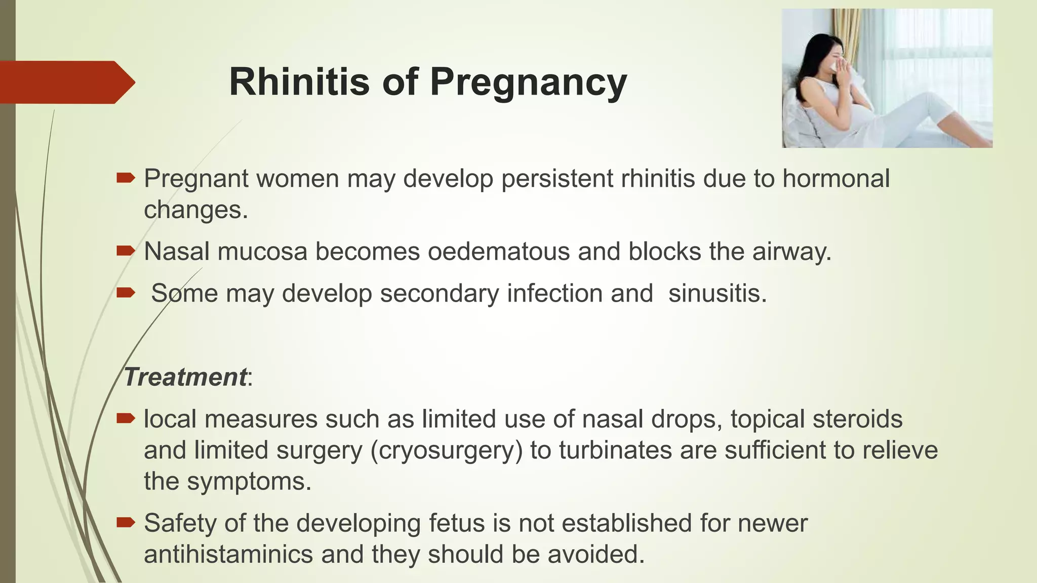 Vasomotor rhinitis and other rhinitis | PPTX