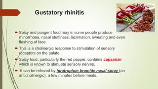 Vasomotor rhinitis and other rhinitis | PPTX