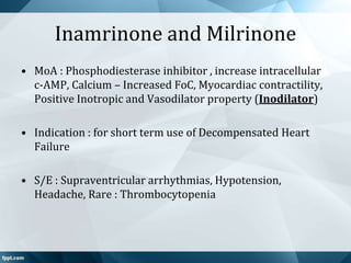 Vassopressors and Inotropes | PPTX