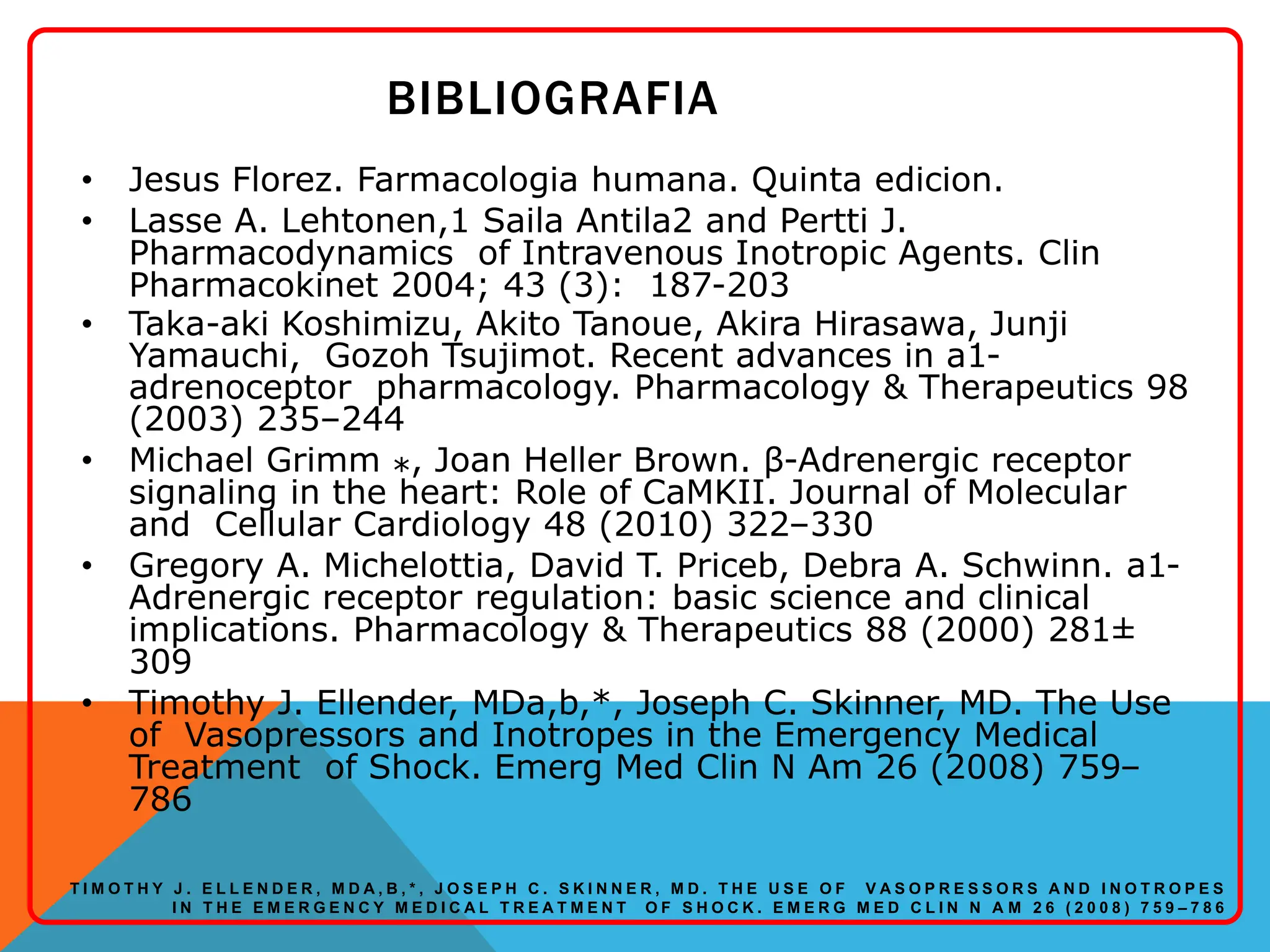 VASOPRESORES en estados de choque …..ppt