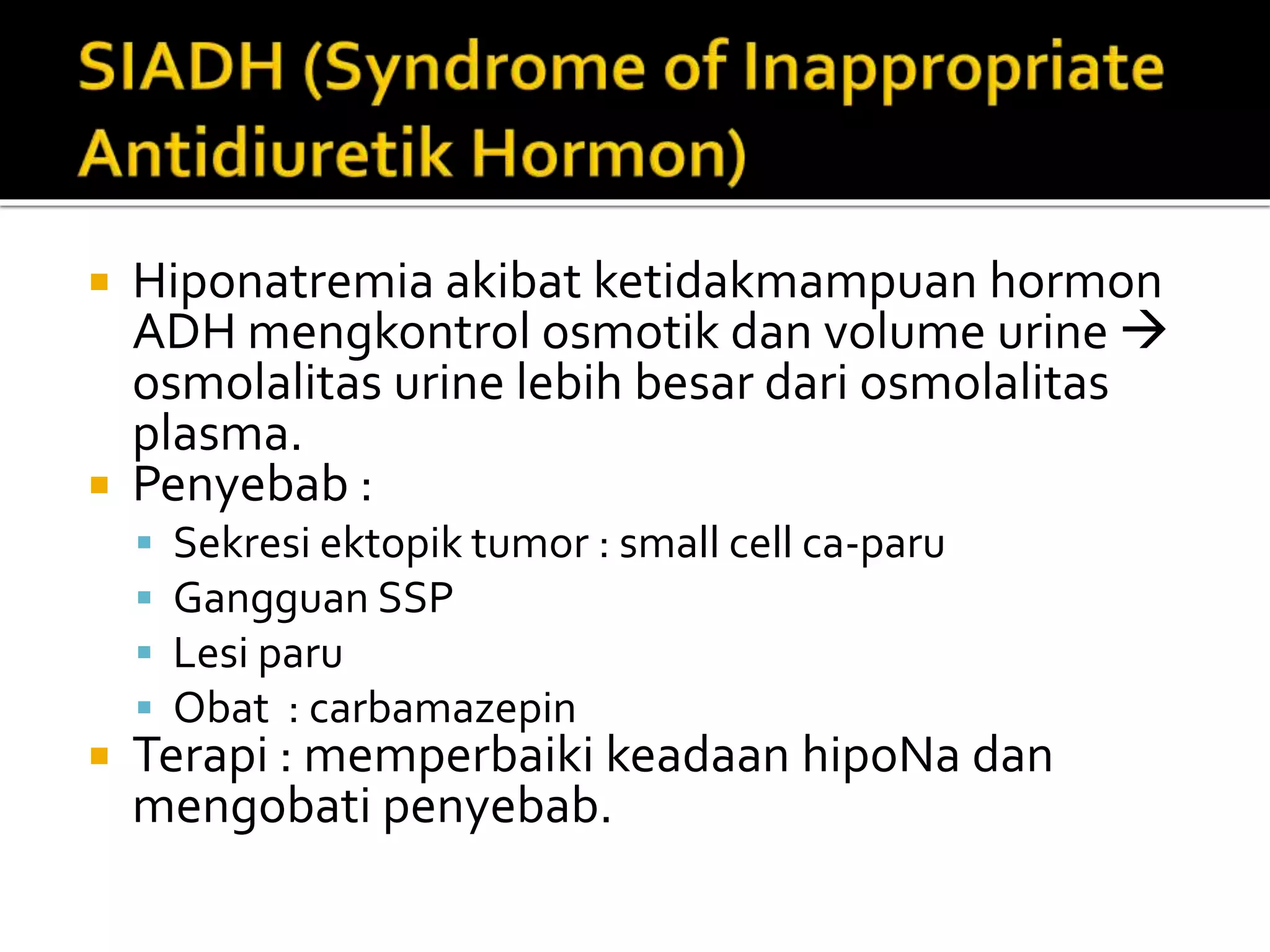 Vasopressin dan perawatan intensif | PPTX