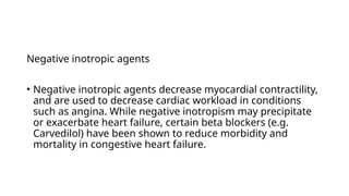 vasopressor and inotropes.pptx explained | PPTX