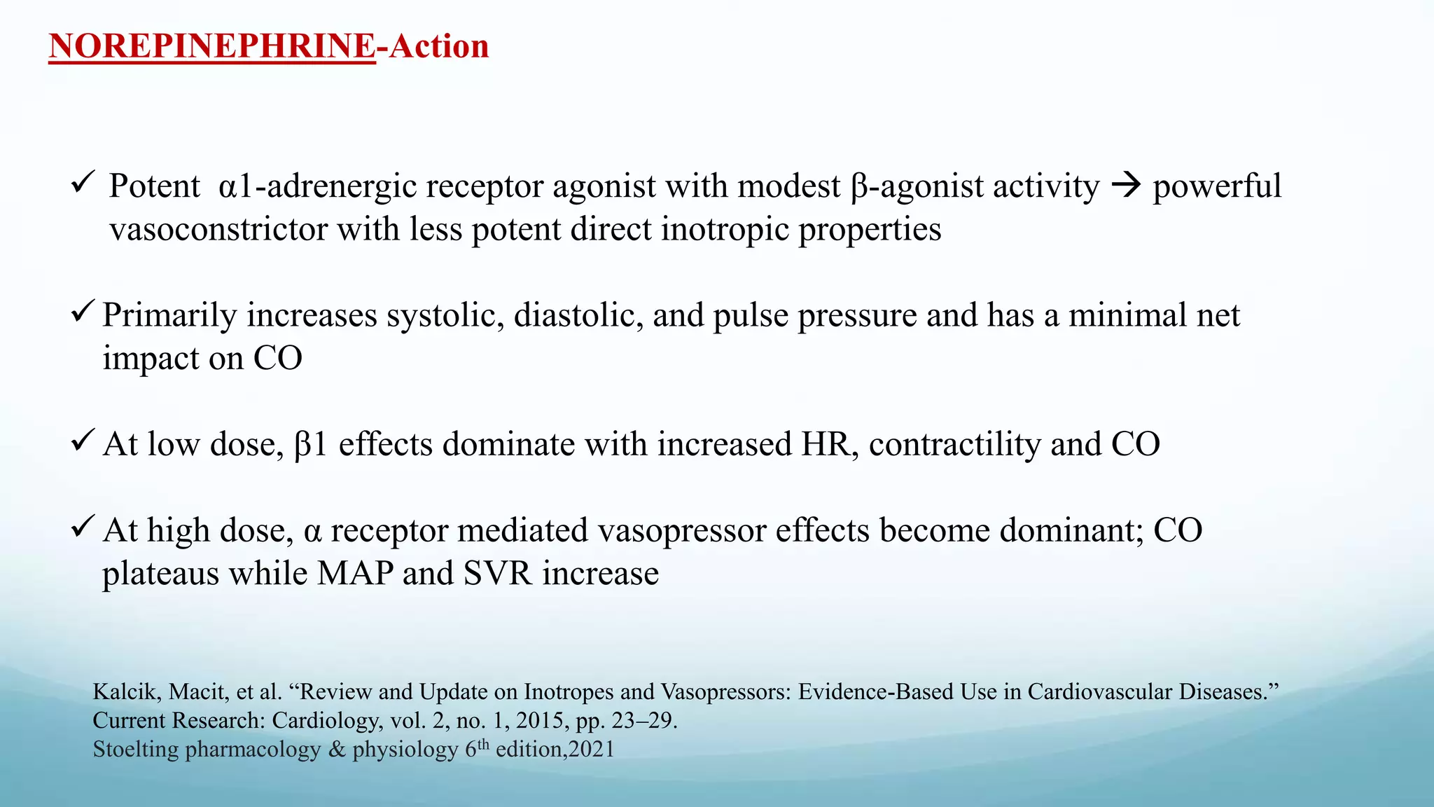 vasopressors.pptx | Heart and Cardiovascular Diseases | Diseases and Conditions