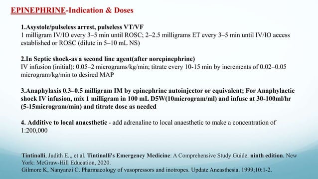 vasopressors.pptx | Heart and Cardiovascular Diseases | Diseases and ...