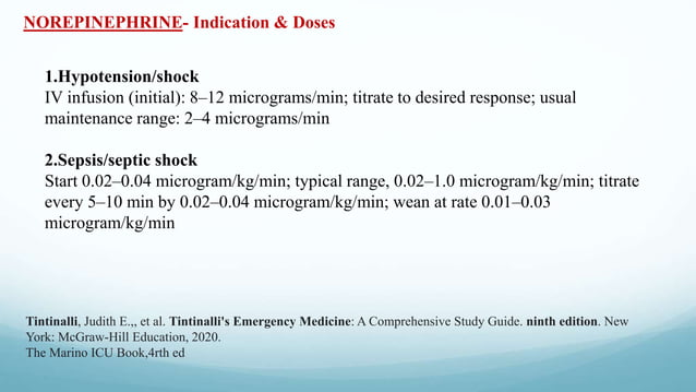 vasopressors.pptx | Heart and Cardiovascular Diseases | Diseases and Conditions