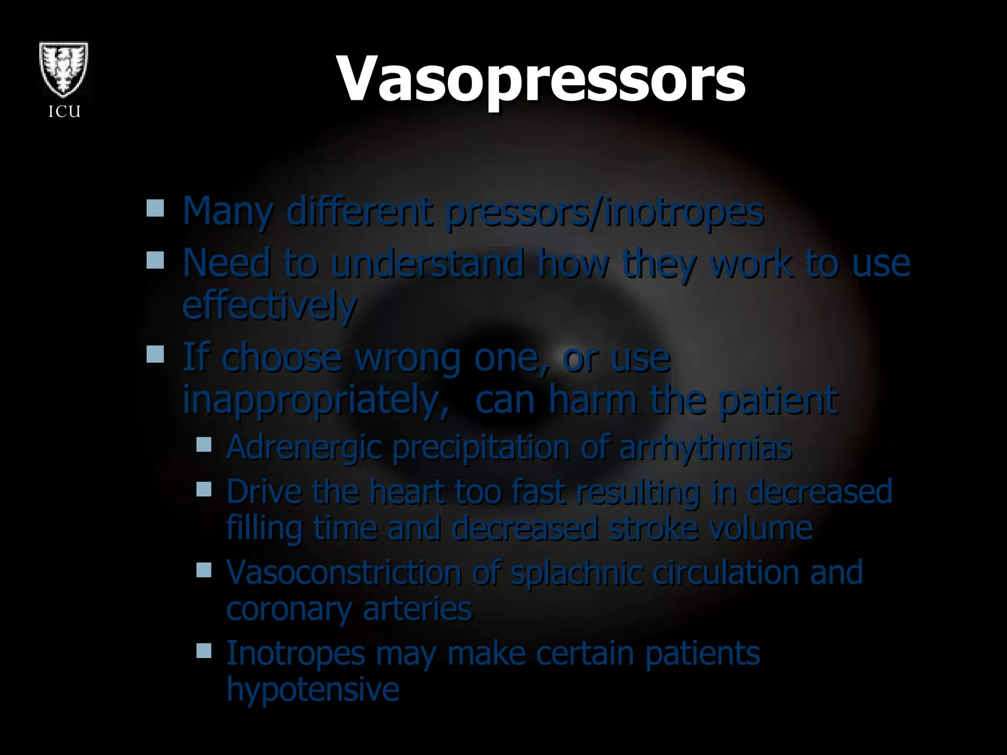 Vasopressors And Inotropes | PPT