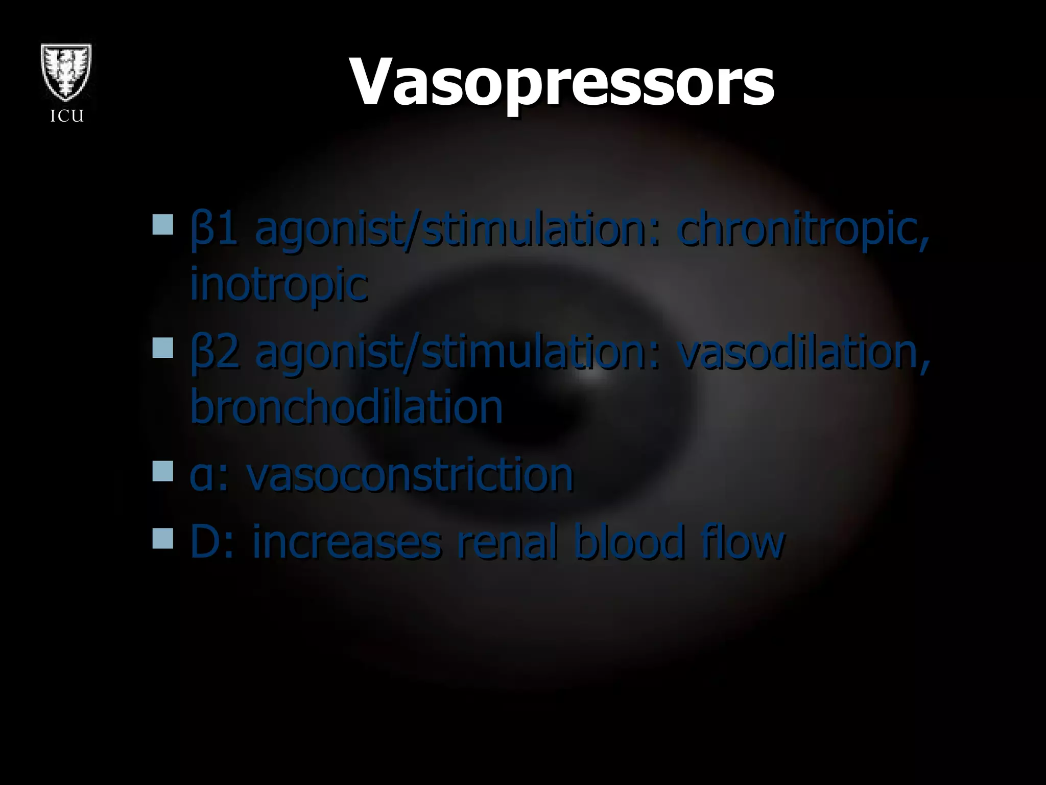 Vasopressors And Inotropes | PPT