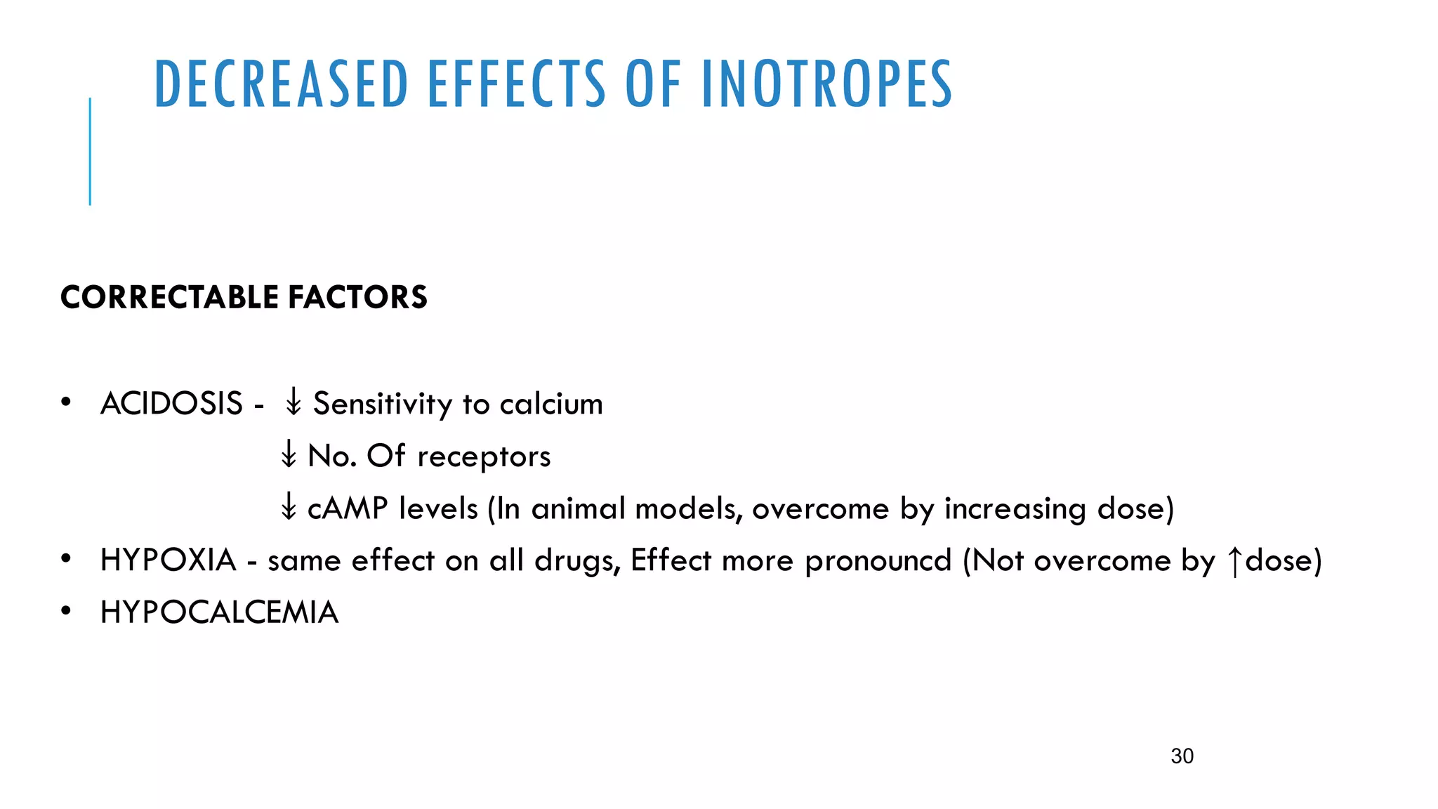 Inotropes & Vasopressors | PDF