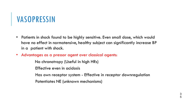 Inotropes & Vasopressors | PPT