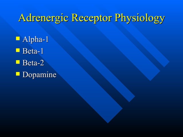 Vasopressors and inotropes | PPT | First Aid | Injuries