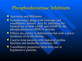Vasopressors and inotropes | PPT | First Aid | Injuries