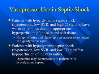 Vasopressors and inotropes | PPT