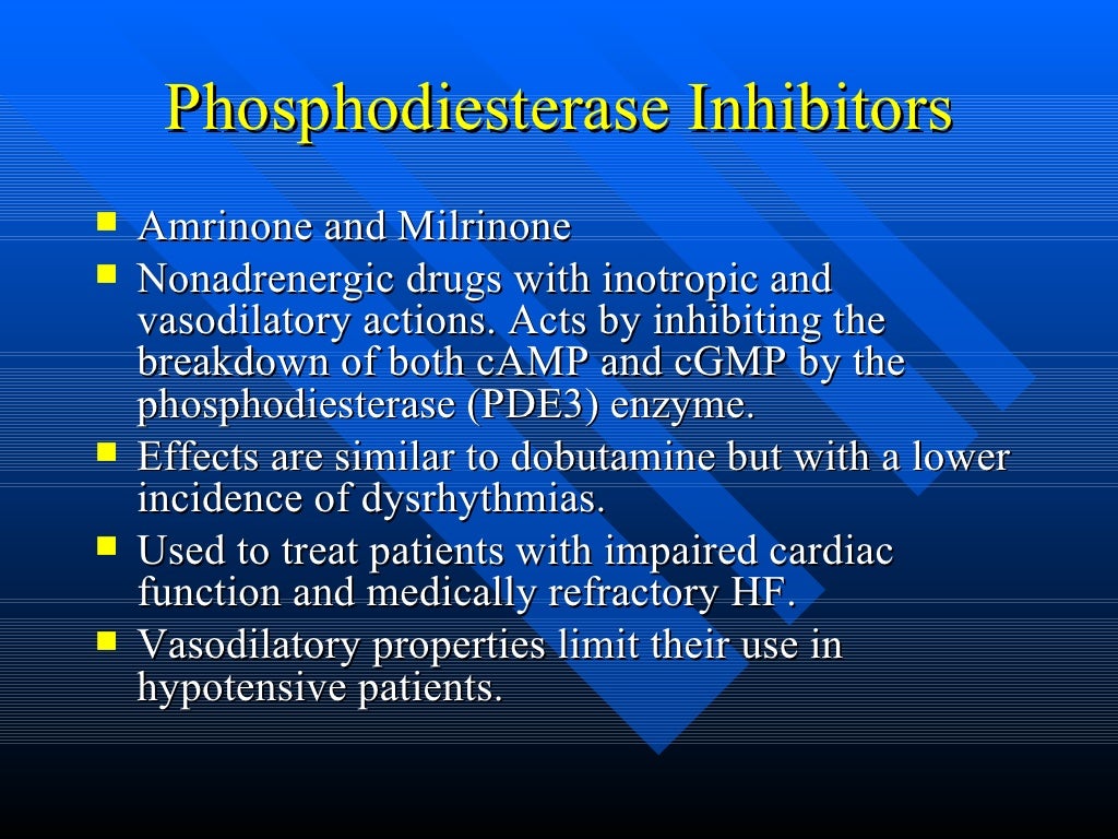 Vasopressors and inotropes