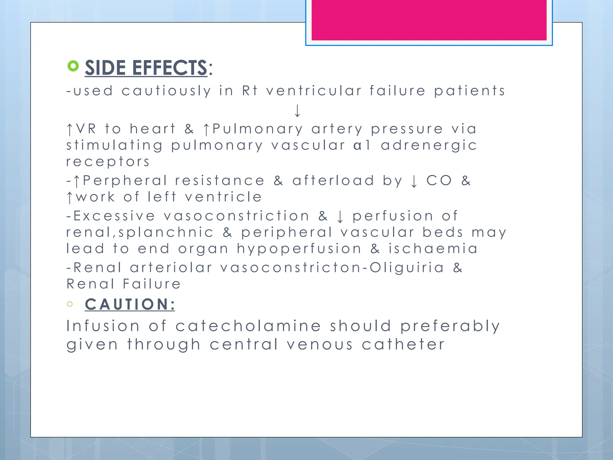 VASOPRESSORS AND INOTROPES USED IN ICU | PPTX