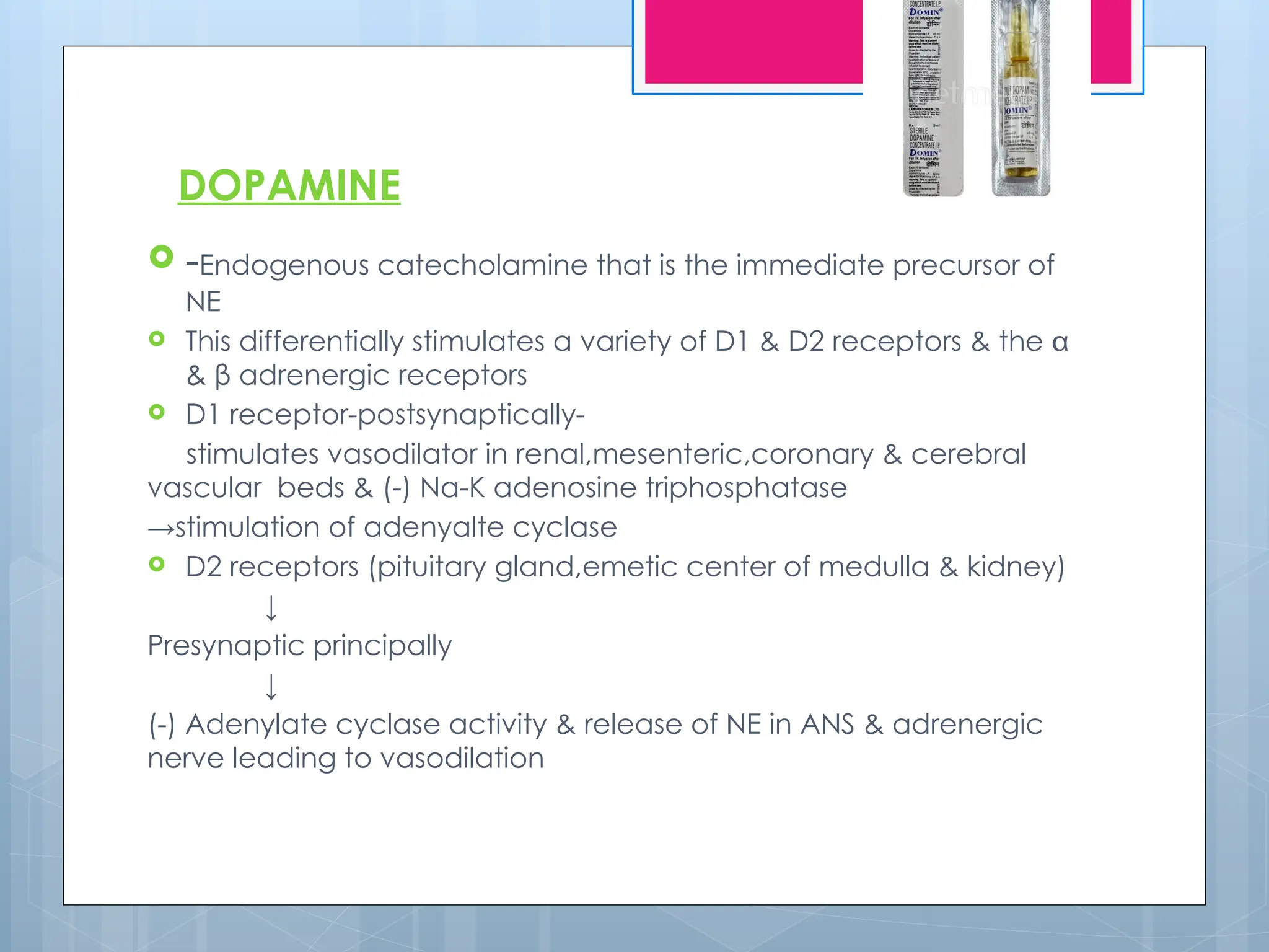 VASOPRESSORS AND INOTROPES USED IN ICU | PPTX