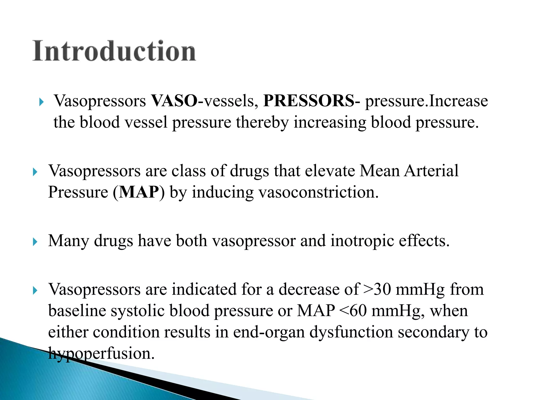 Vasopressors | PPTX
