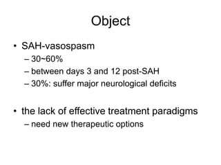 Vasospasm | PPTX | First Aid | Injuries