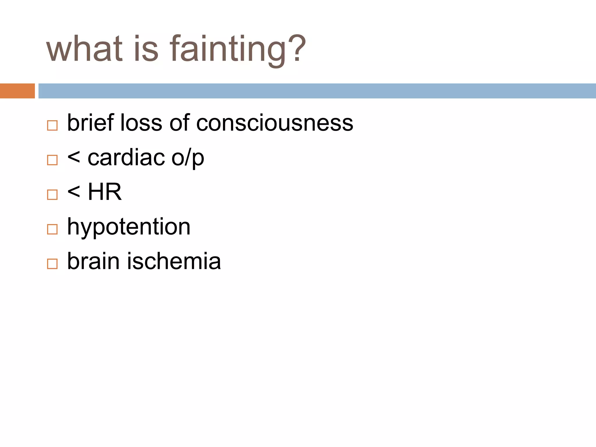 Vaso vagal syncope | PPTX