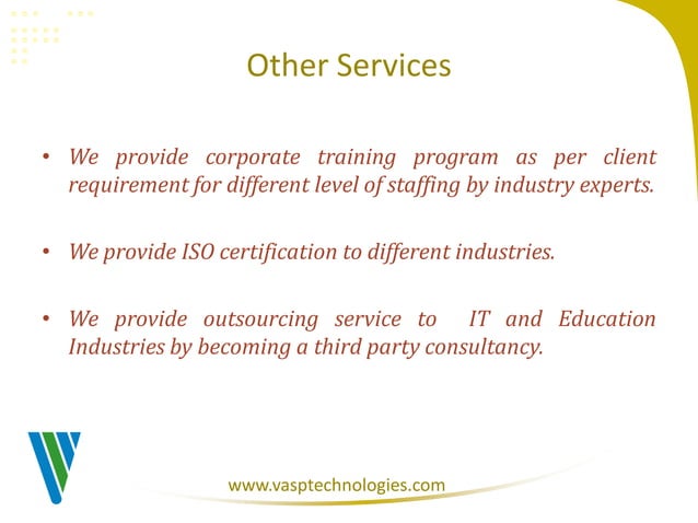Vasp Technologies | PPT