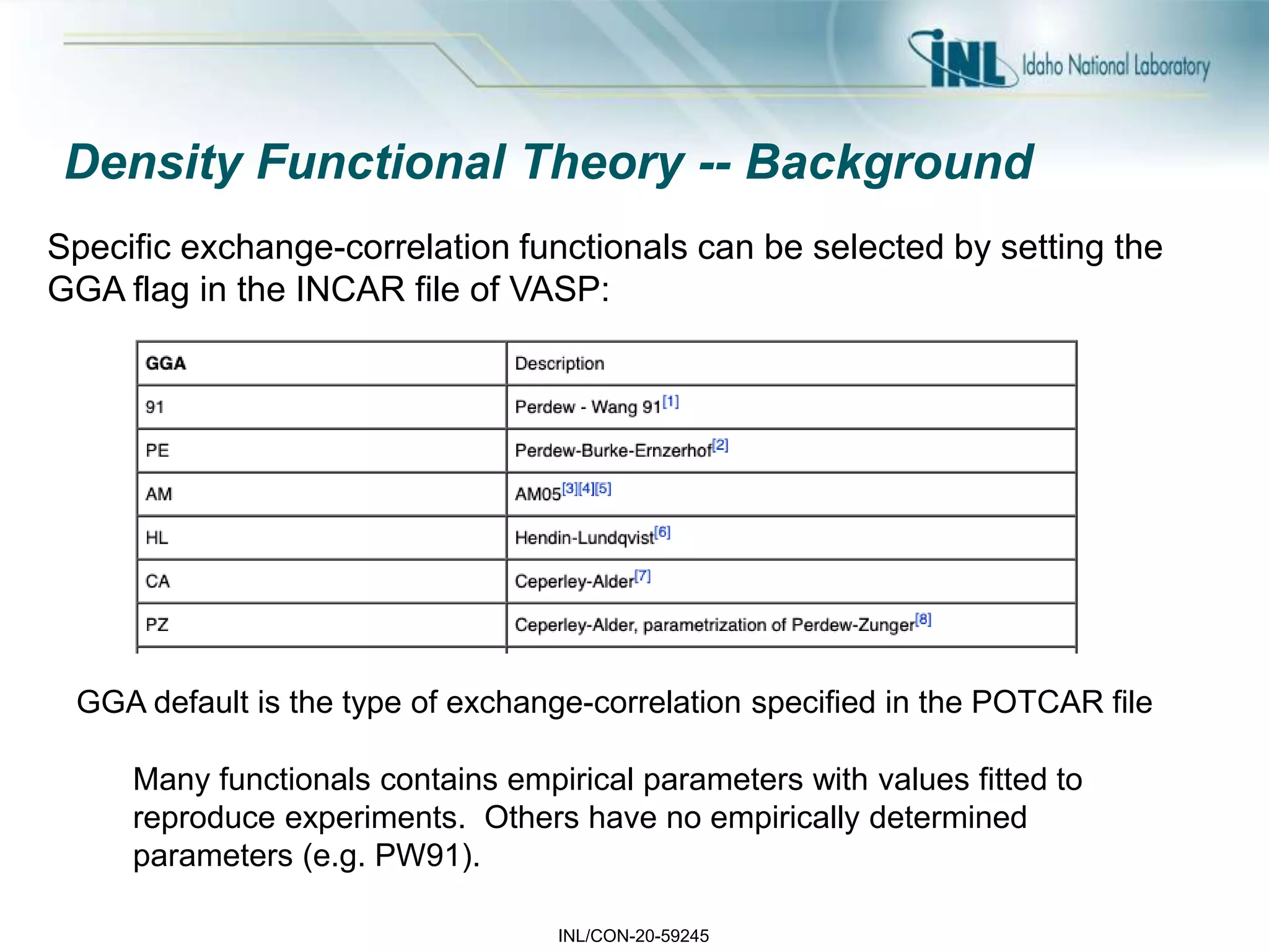Vasp Tutorial Pptx