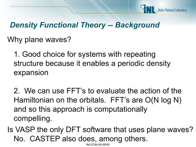 vasp_tutorial.pptx | Chemistry | Science