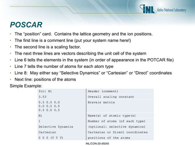 vasp_tutorial.pptx | Chemistry | Science