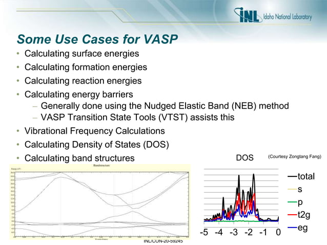 vasp_tutorial.pptx | Chemistry | Science