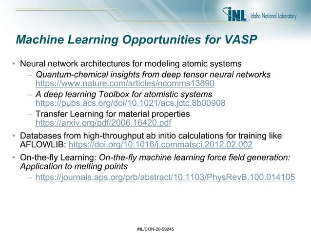 vasp_tutorial.pptx | Chemistry | Science