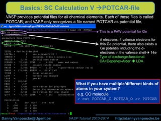 VASPTutorial_2014 old vasp tut download | PDF | Chemistry | Science