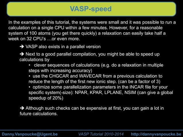 VASPTutorial_2014 old vasp tut download | PPT