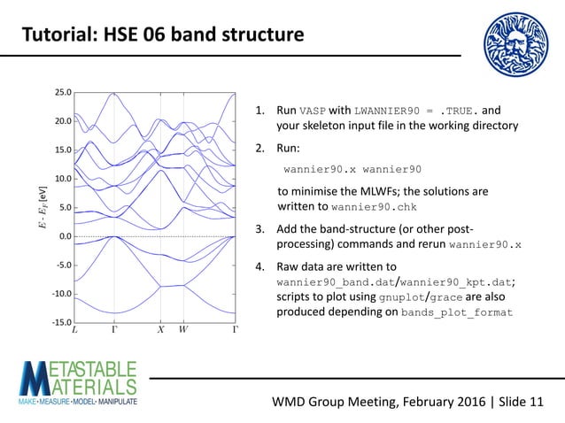 VASP And Wannier90: A Quick Tutorial | PDF | Programming Languages | Computing