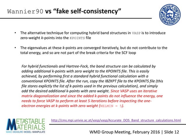 VASP And Wannier90: A Quick Tutorial | PDF | Programming Languages | Computing