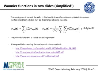 VASP And Wannier90: A Quick Tutorial | PDF