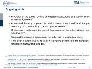 Multimodal Assessment of Parkinson’s Disease: A Deep Learning Approach ...