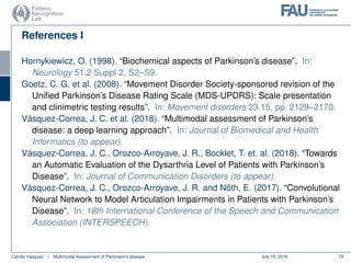 Multimodal Assessment of Parkinson’s Disease: A Deep Learning Approach ...