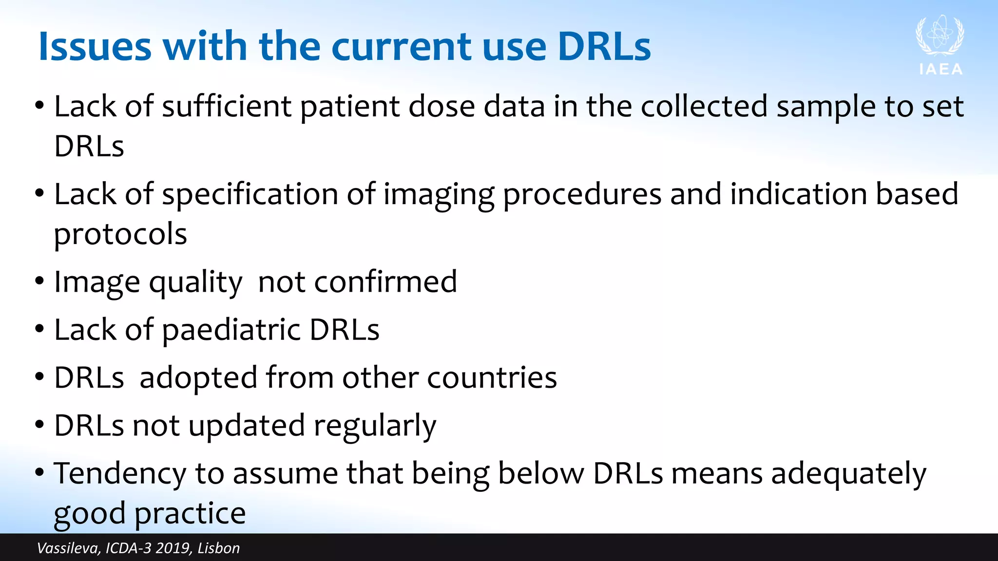 Diagnostic Reference Levels (DRLs): The concept and use | PDF