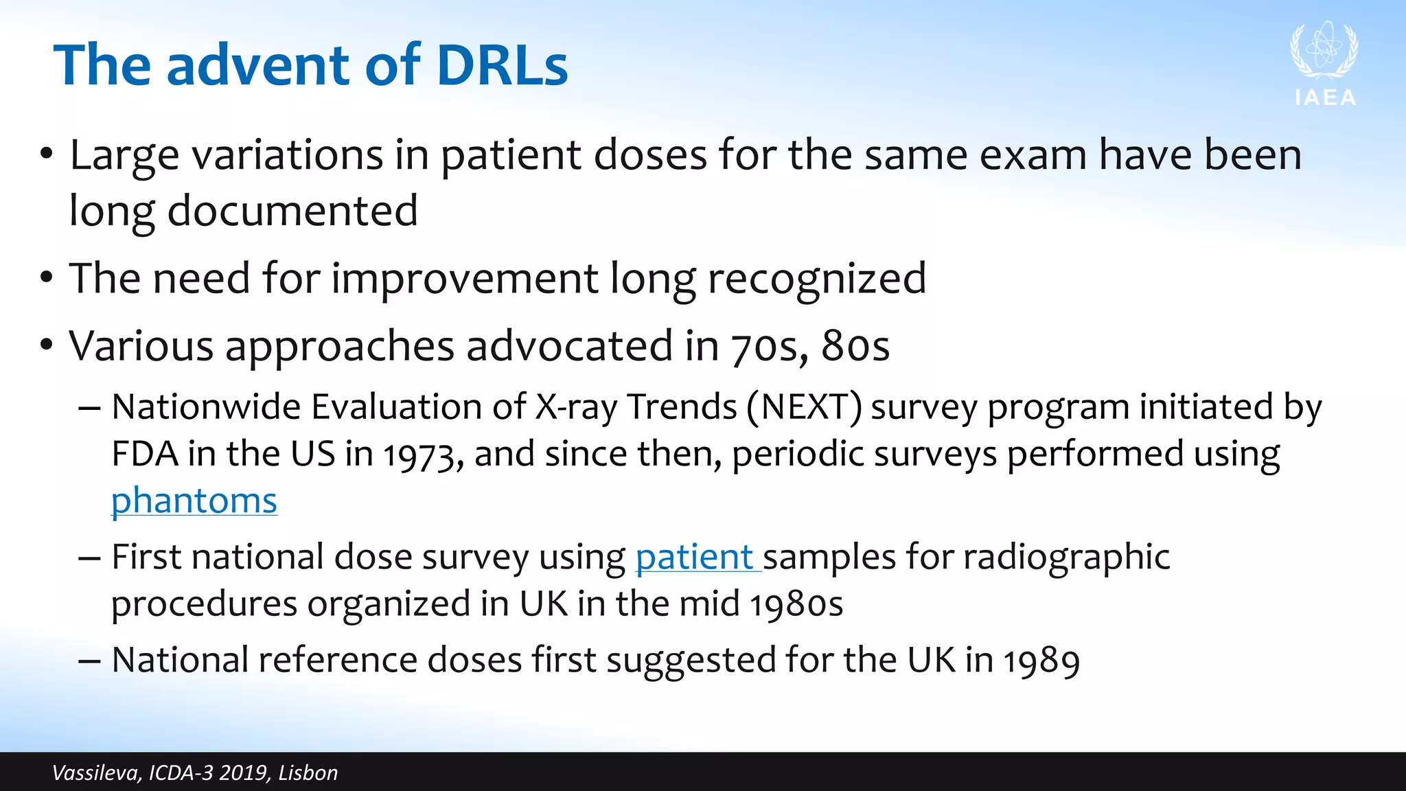 Diagnostic Reference Levels (DRLs): The concept and use | PDF