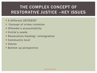 Vassiliki Artinopoloulou: Exploring the potential of restorative ...